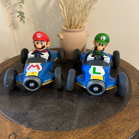 Toys | Mario And Luigi Blue Racing Cars | Poshmark